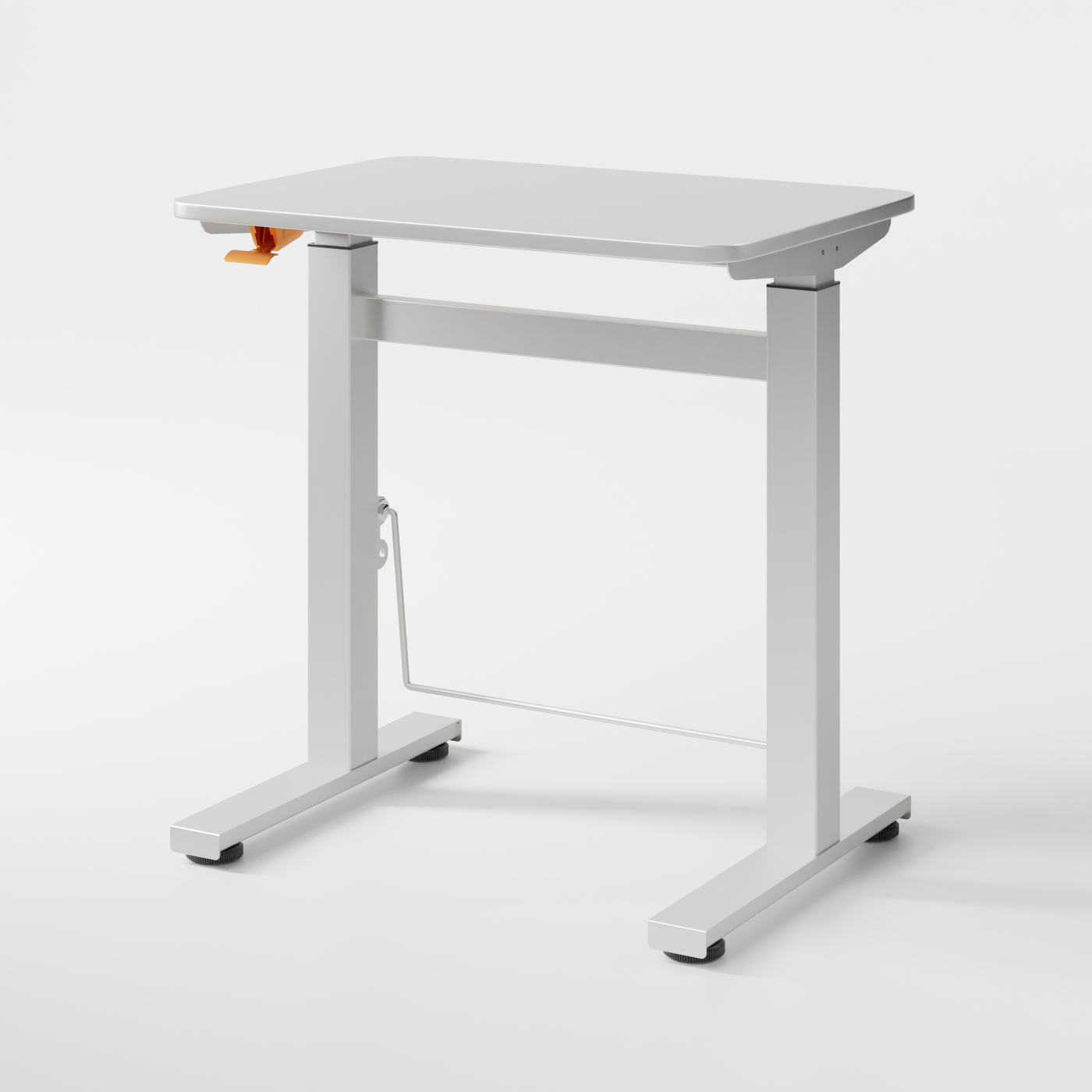 Kleiner Sitz-Steh-Schreibtisch Gasfeder BouncyDesk